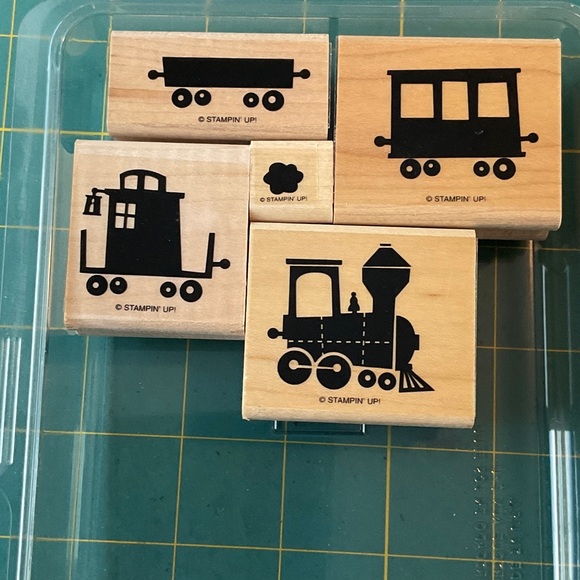 Stampin' Up! | Design | Stampin Up Choo Choo Wood Rubber Stamp Set ...